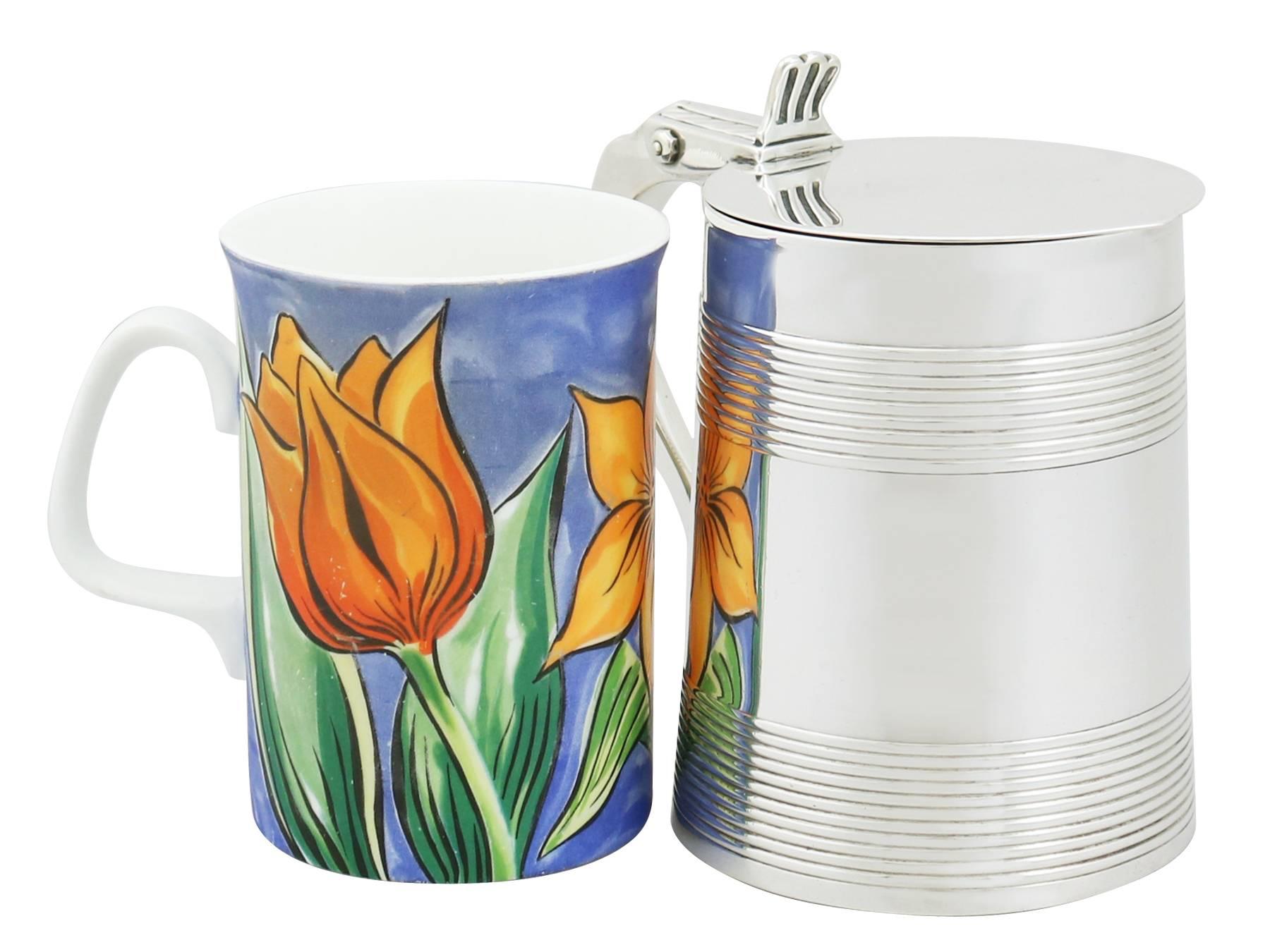 Antique Sterling Silver Half Pint Tankard For Sale at 1stDibs ...