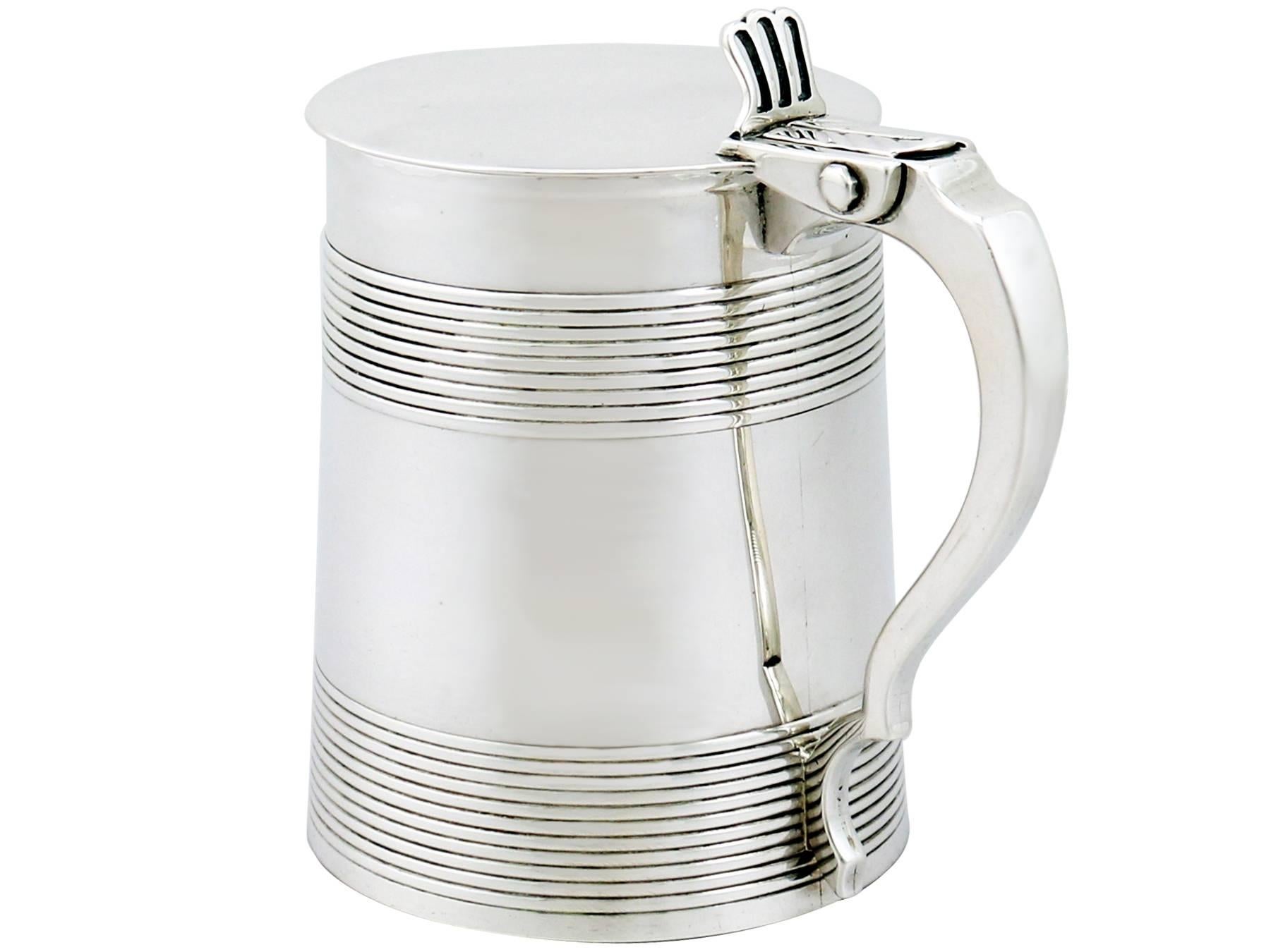 Antique Sterling Silver Half Pint Tankard For Sale at 1stDibs ...