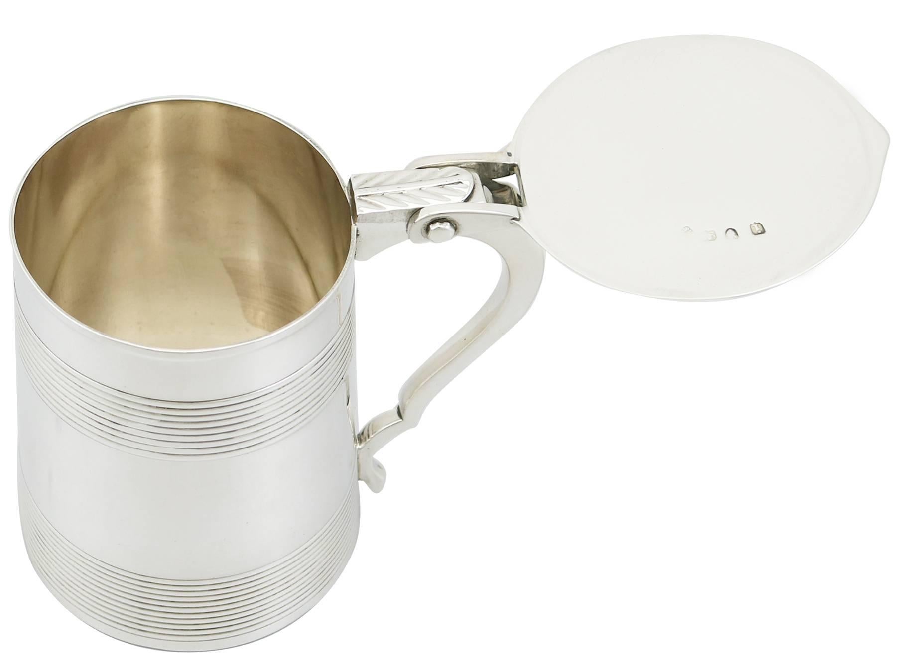 Antique Sterling Silver Half Pint Tankard For Sale at 1stDibs ...