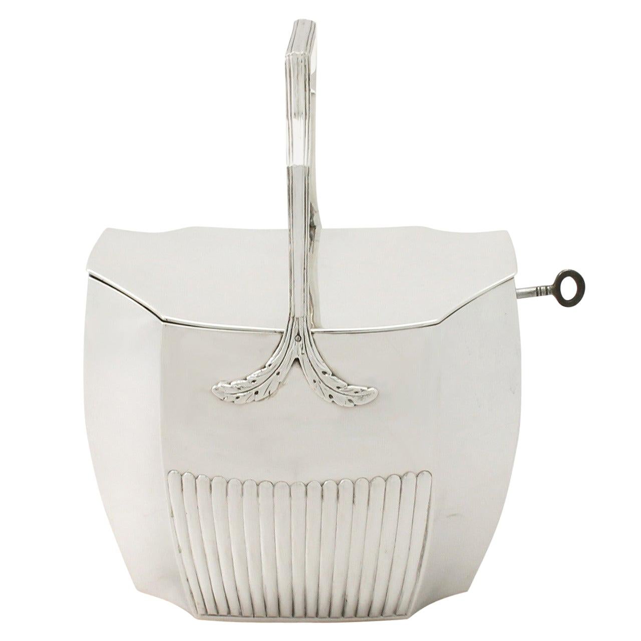 Antique 1733 George II Sterling Silver Toilet Boxes For Sale at 1stdibs