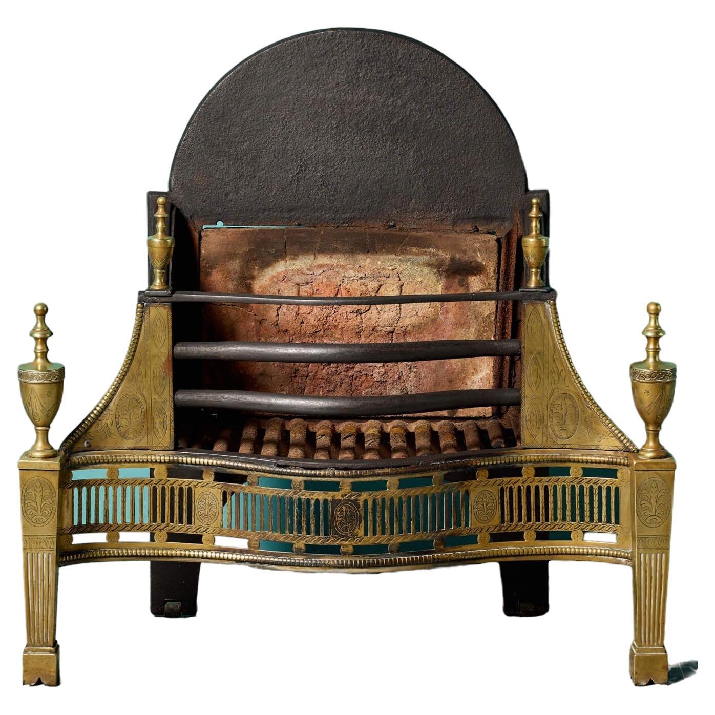 Antique George III Style Fire Grate For Sale at 1stDibs