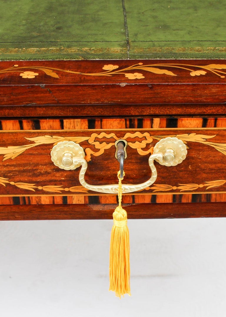 Antique George III Walnut Library Writing Table Desk, 18th Century at ...