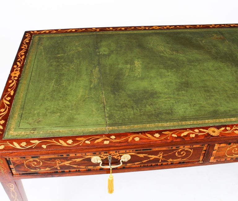 Antique George III Walnut Library Writing Table Desk, 18th Century at ...