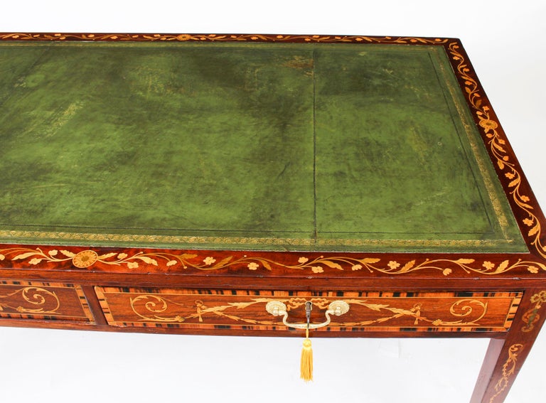 Antique George III Walnut Library Writing Table Desk, 18th Century at ...