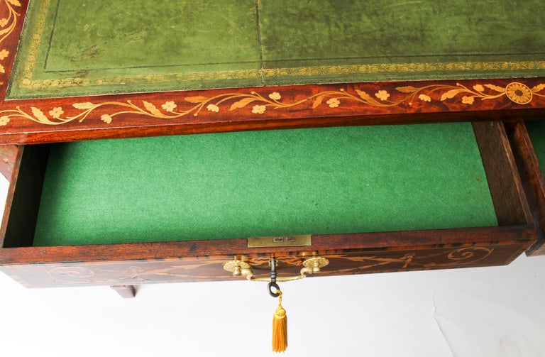 Antique George III Walnut Library Writing Table Desk, 18th Century at ...