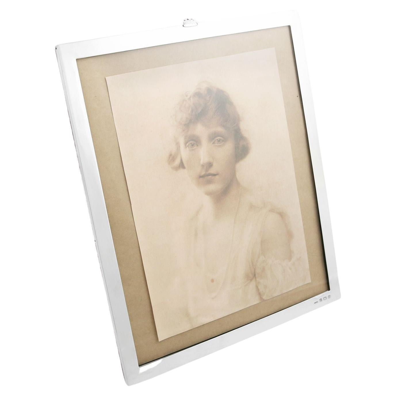 Antique George V English Sterling Silver Photograph Frame by Deykin and ...