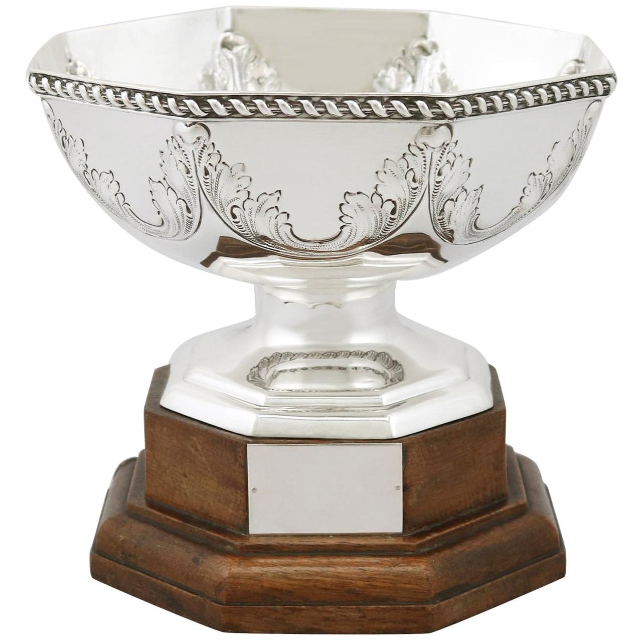 Massive Edwardian Sterling Silver Punch Bowl at 1stDibs