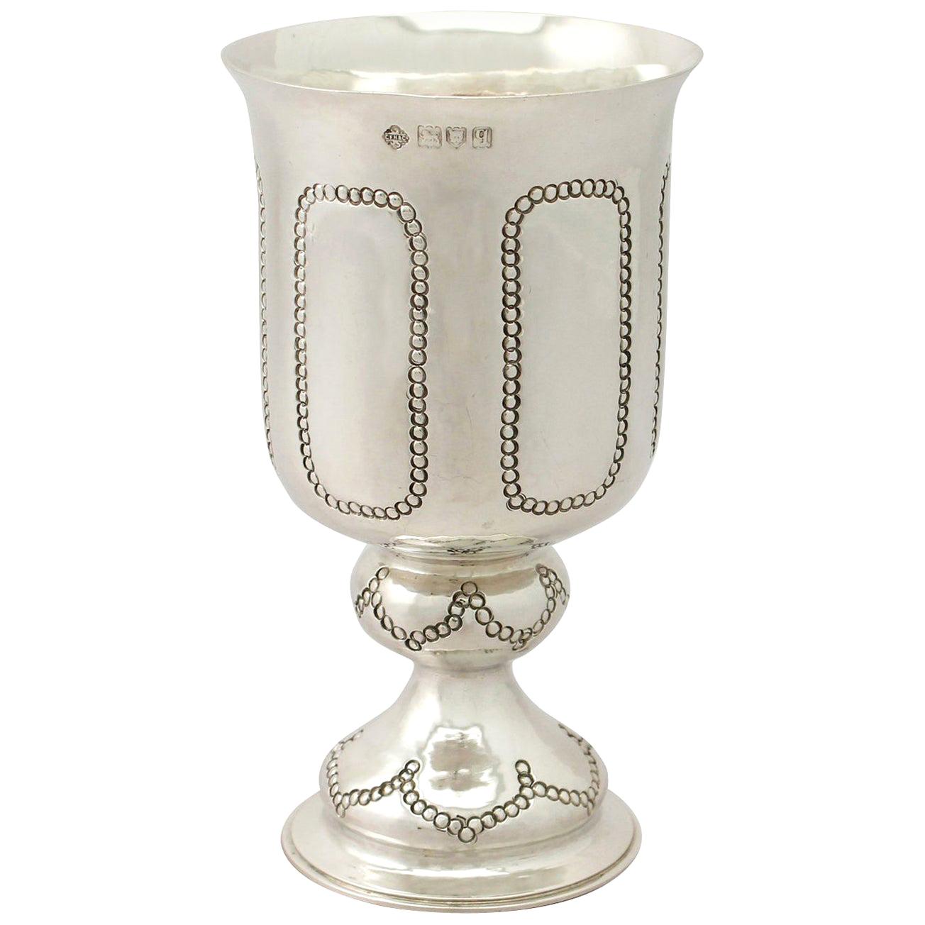 Antique Victorian Sterling Silver Goblet at 1stDibs