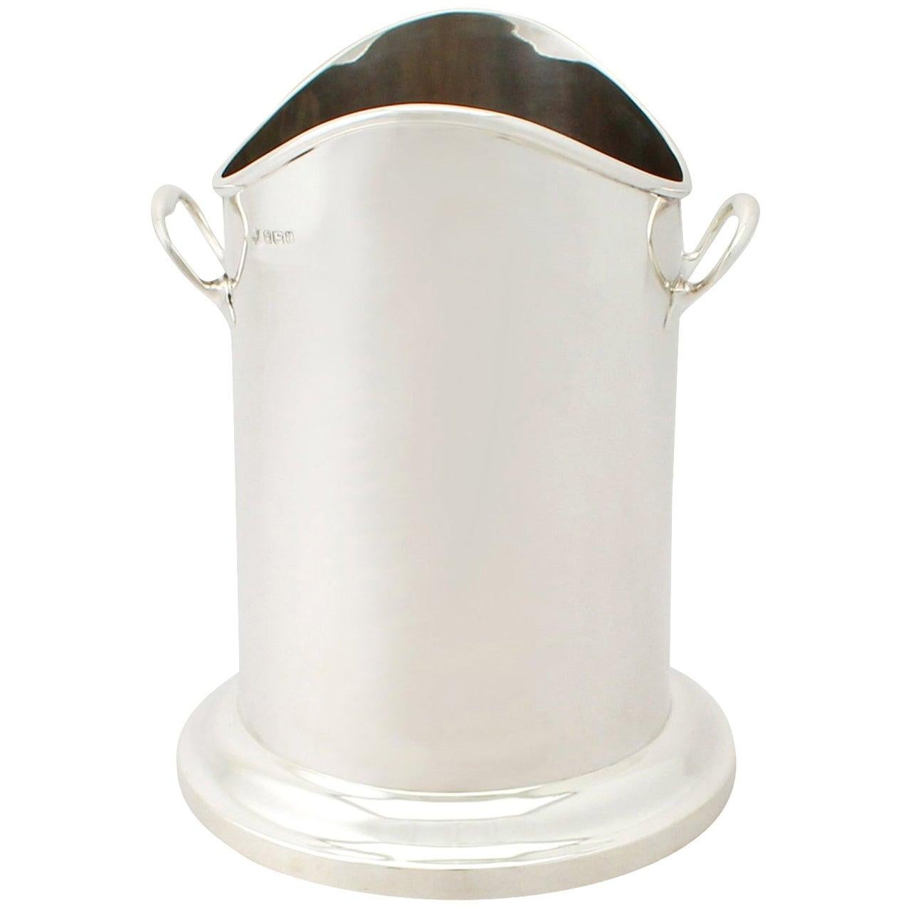 20th Century Italian Silver Engraved Whisky Bottle Holder "Jack Daniel ...