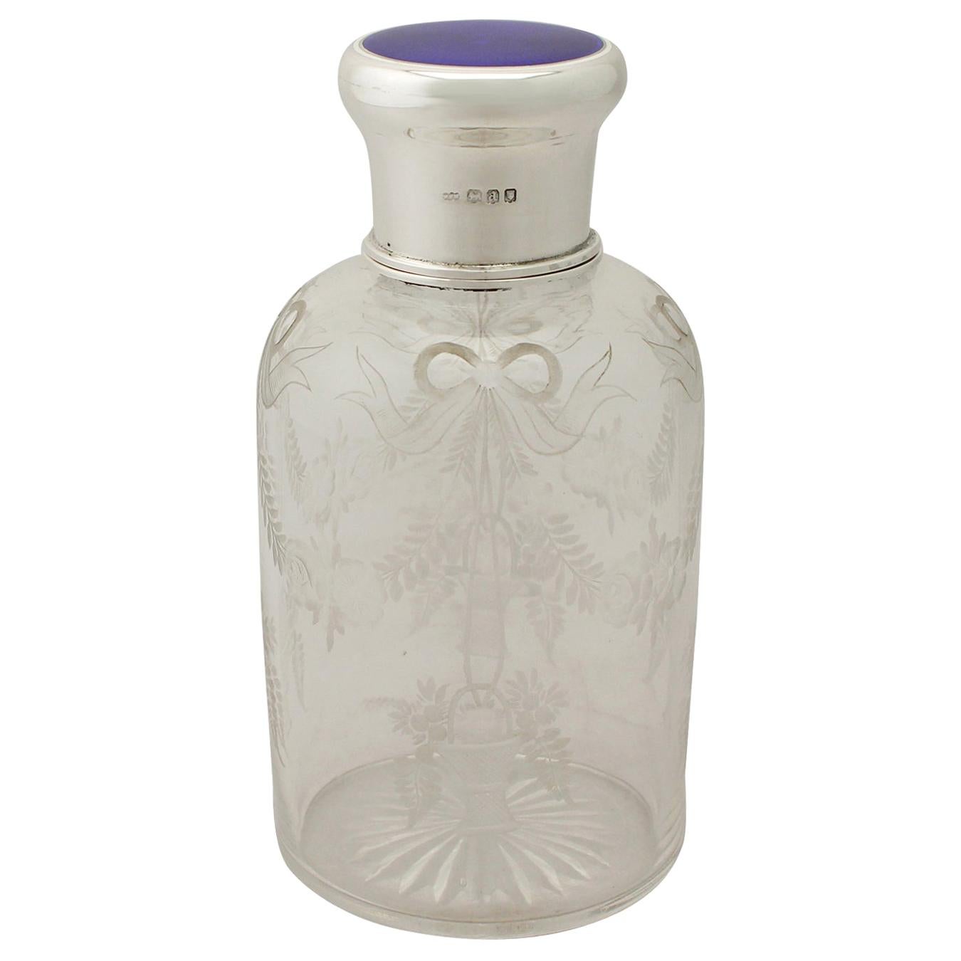 Antique Bloomingdale Brothers Eau de Cologne Glass Dramming Bottle For ...