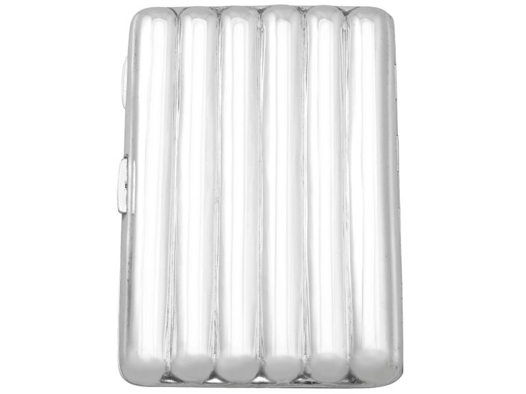 Antique Sterling Silver Cigar / Cheroot Case For Sale at 1stDibs