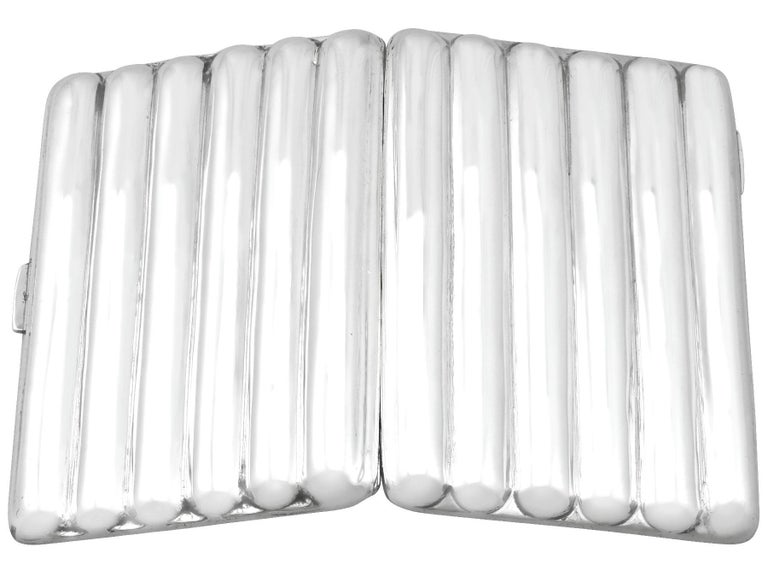 Antique Sterling Silver Cigar / Cheroot Case For Sale at 1stDibs