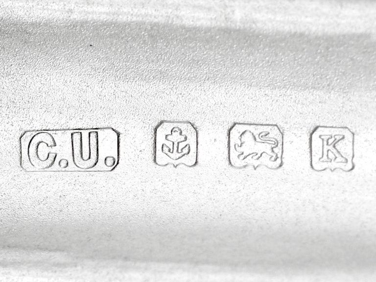 Antique Sterling Silver Cigar / Cheroot Case For Sale at 1stDibs