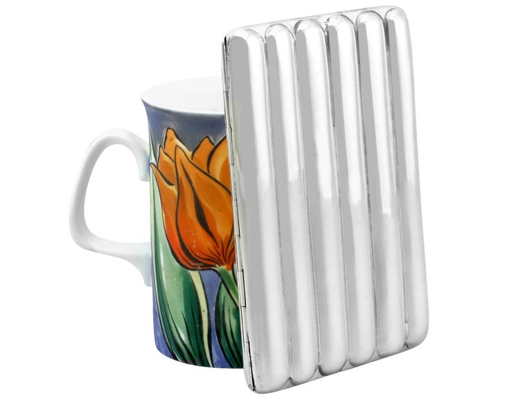 Antique Sterling Silver Cigar / Cheroot Case For Sale at 1stDibs