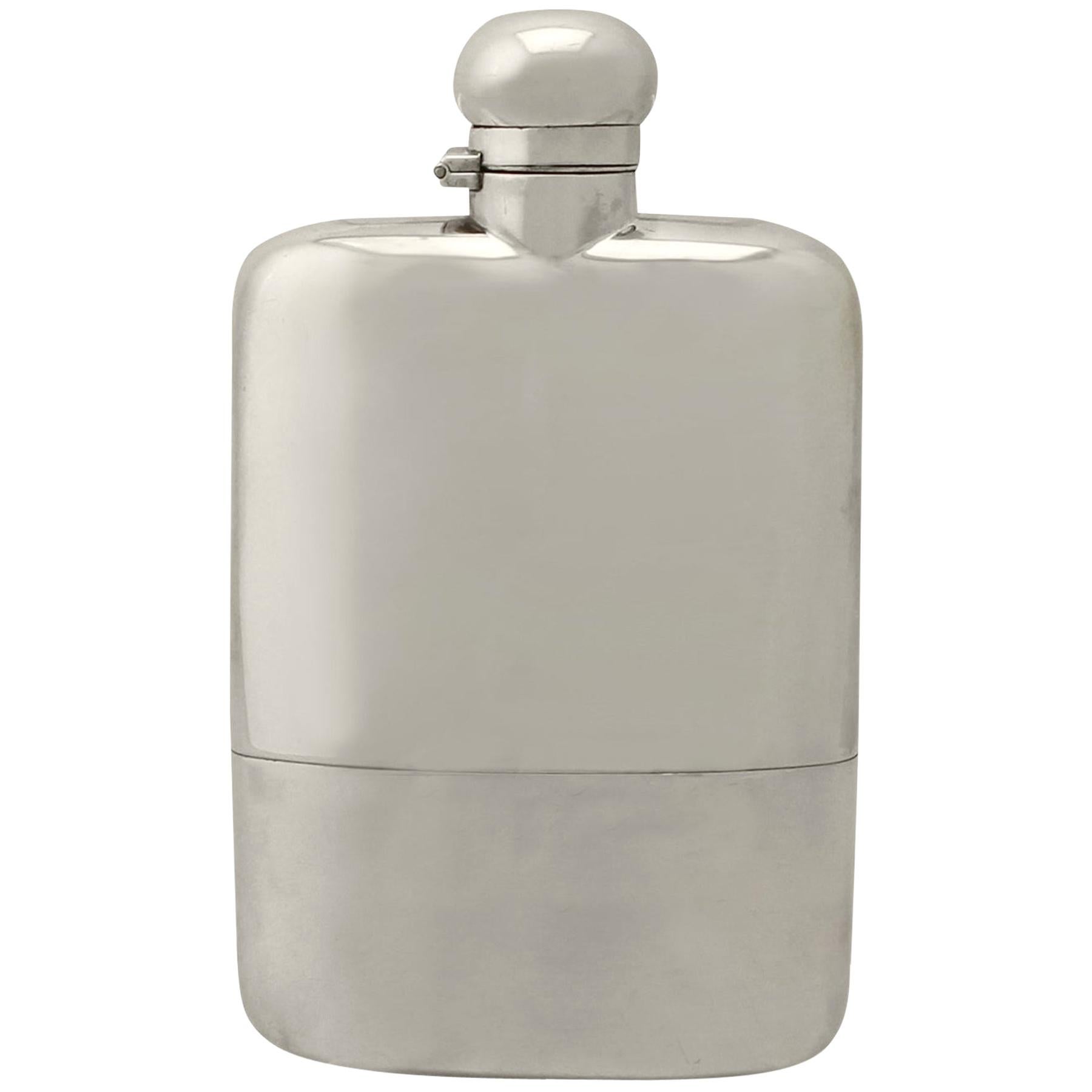 Large and Impressive Hip Flask by Maker Aide Bros., London 1896 at 1stDibs