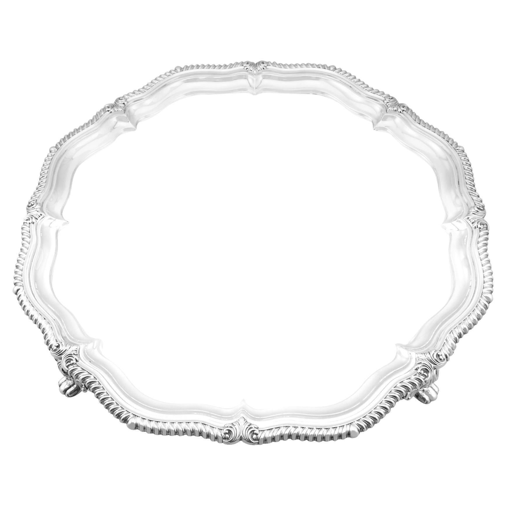 Paul de Lamerie Silver Salver For Sale at 1stDibs
