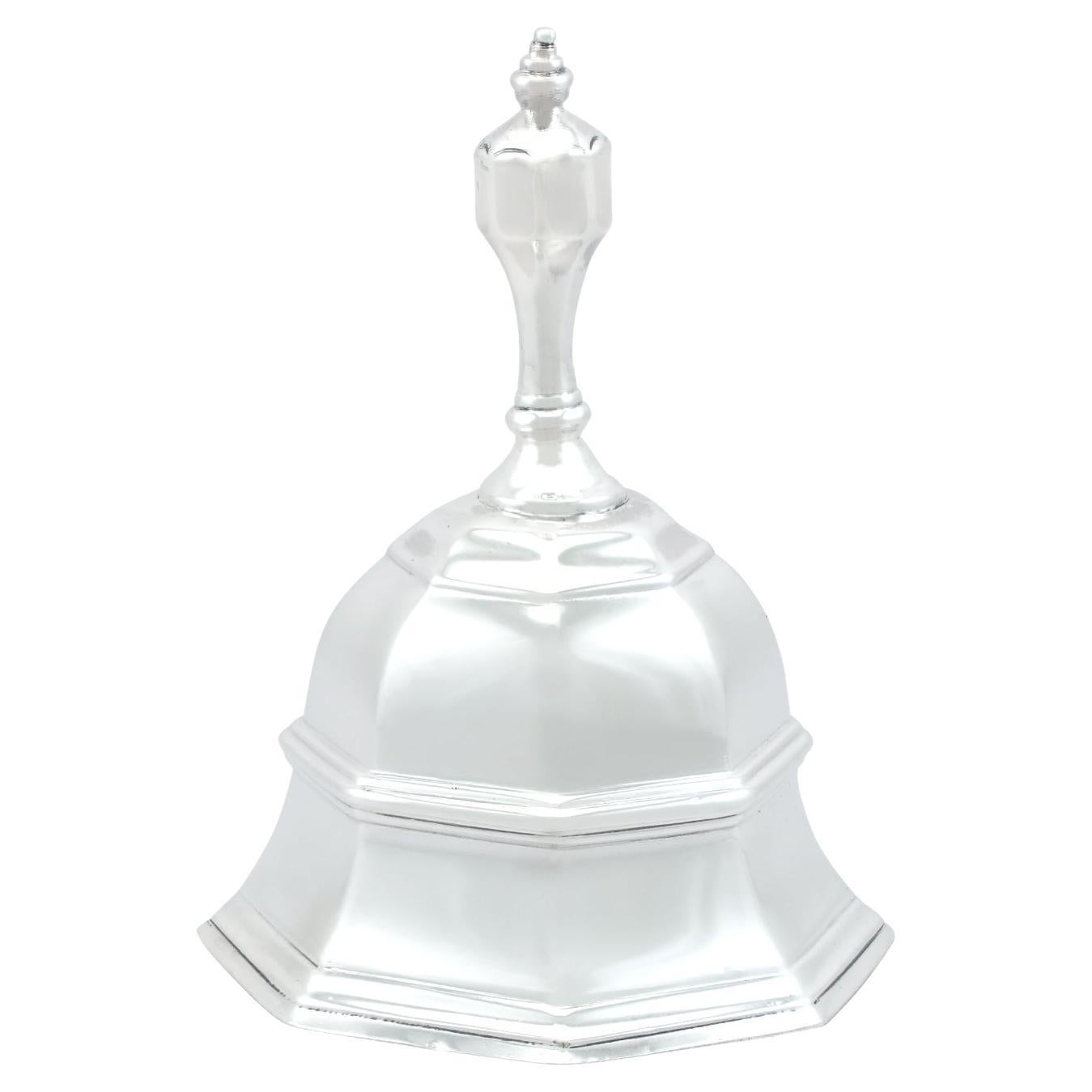 Sterling Silver Table Bell, Antique George V at 1stDibs