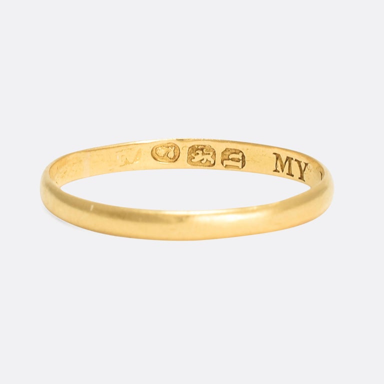 Antique Georgian 18 Karat Gold Posy Ring "MY LOVE IS TRUE" at 1stDibs ...
