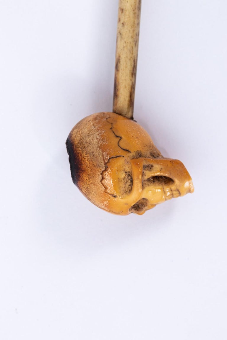Antique Georgian Early Victorian Carved Skull Pipe at 1stDibs ...