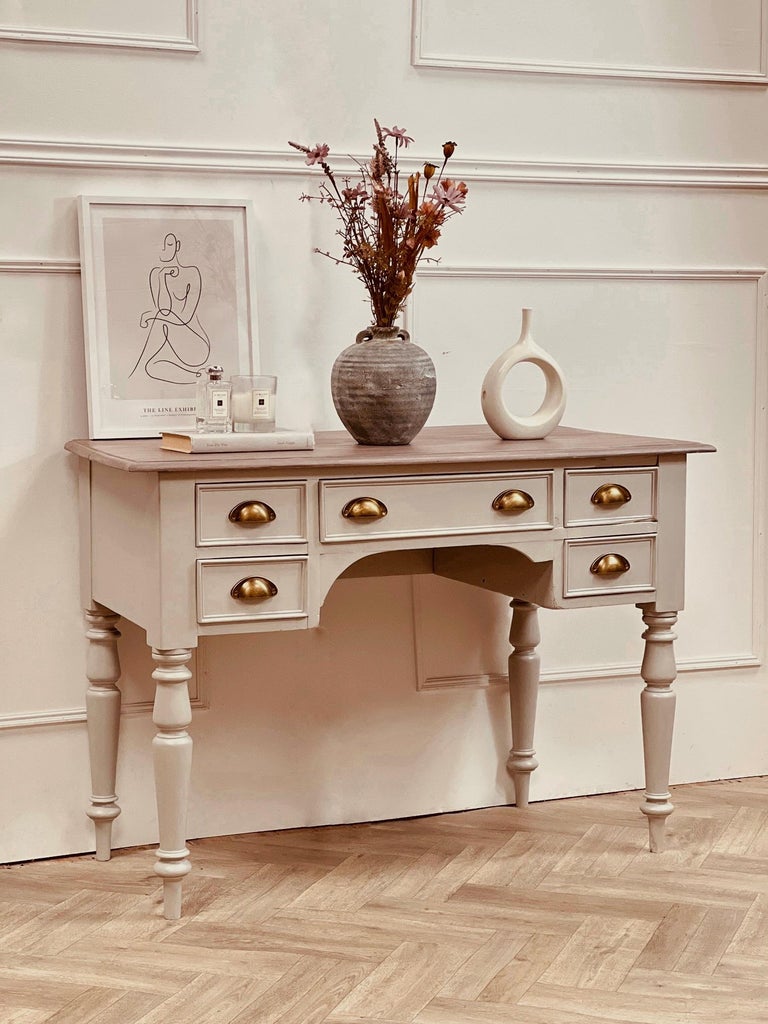 Antique Georgian Grey Console Table For Sale at 1stDibs