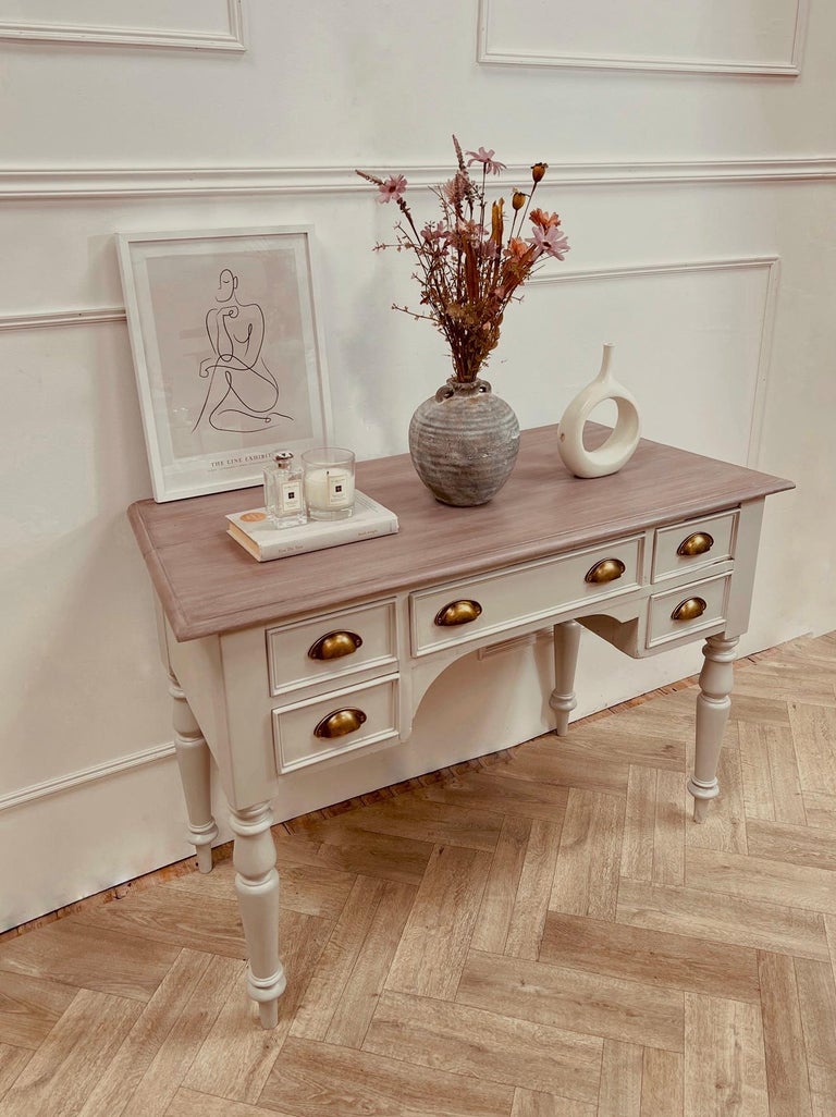 Antique Georgian Grey Console Table For Sale at 1stDibs