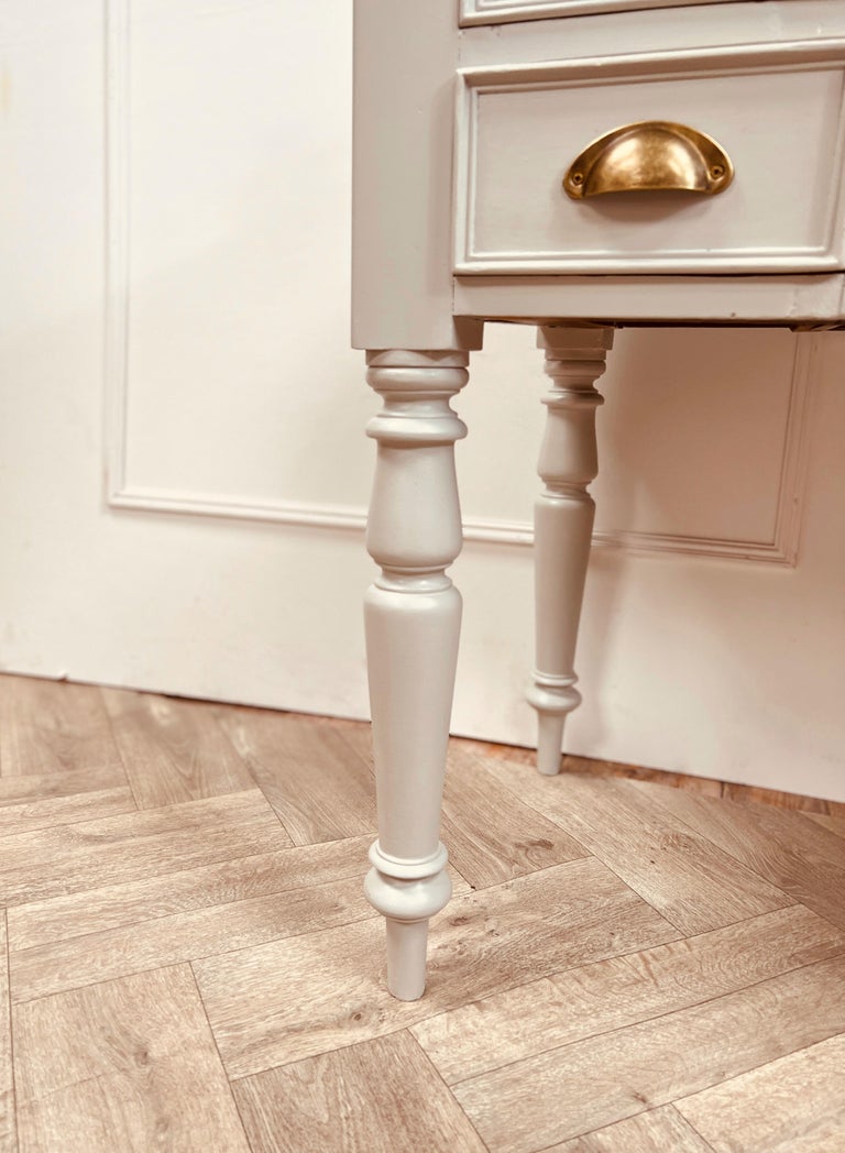 Antique Georgian Grey Console Table For Sale at 1stDibs