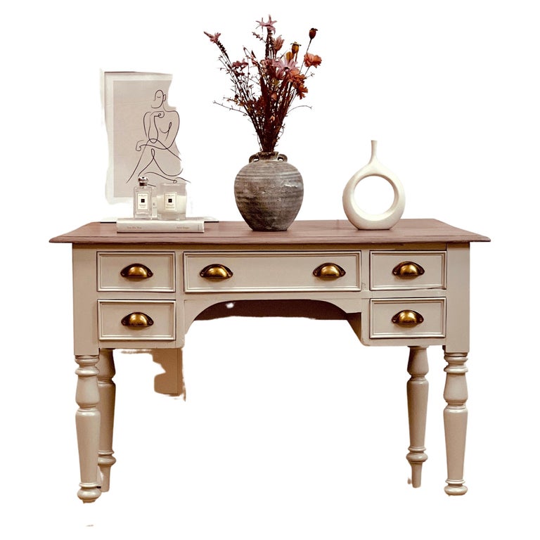 Antique Georgian Grey Console Table For Sale at 1stDibs