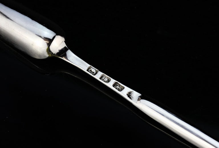 Antique Georgian Marrow Scoop, London, 1764 For Sale at 1stDibs