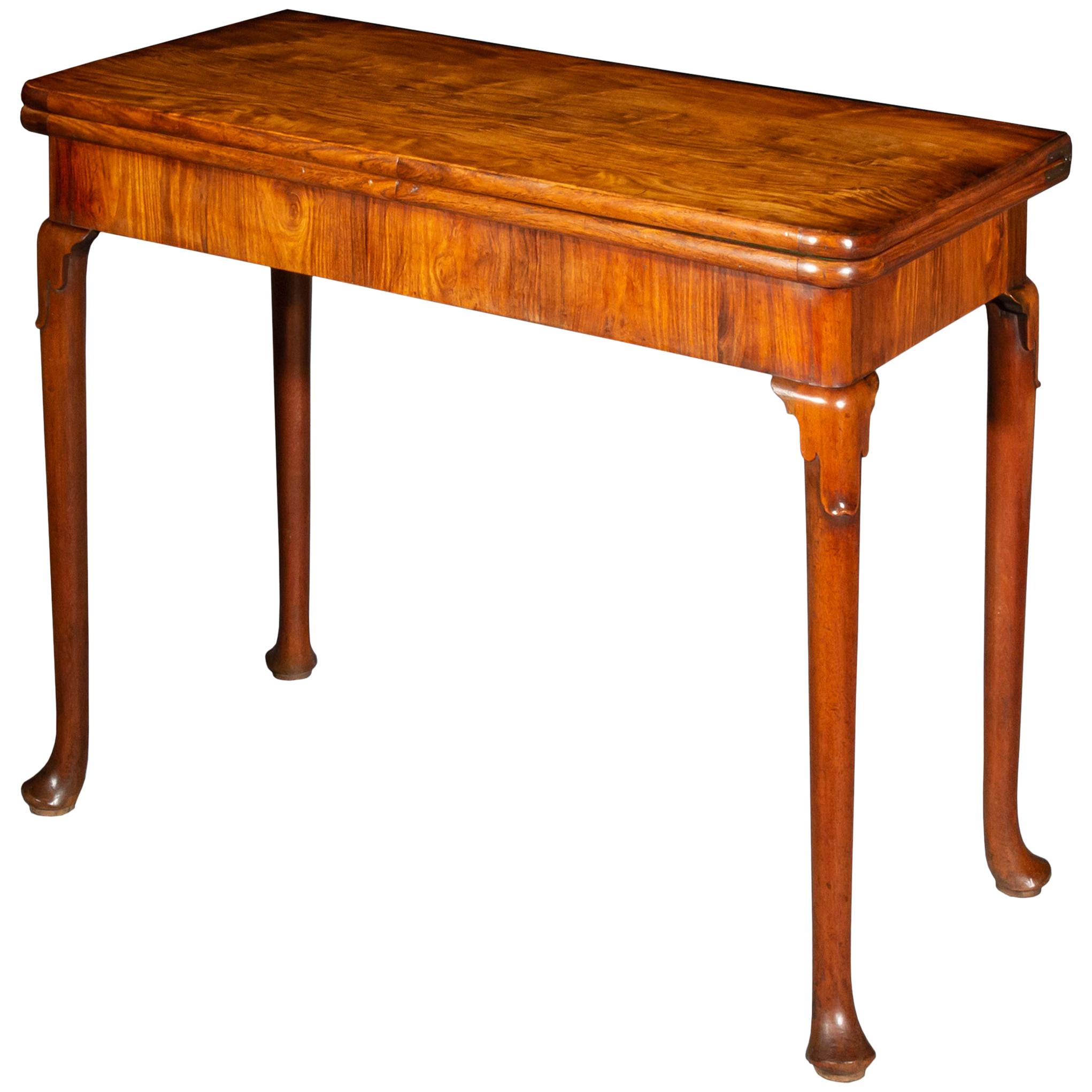 Mahogany Card Table with Five Reeded Legs, NY, Phyfe School, circa 1810 ...