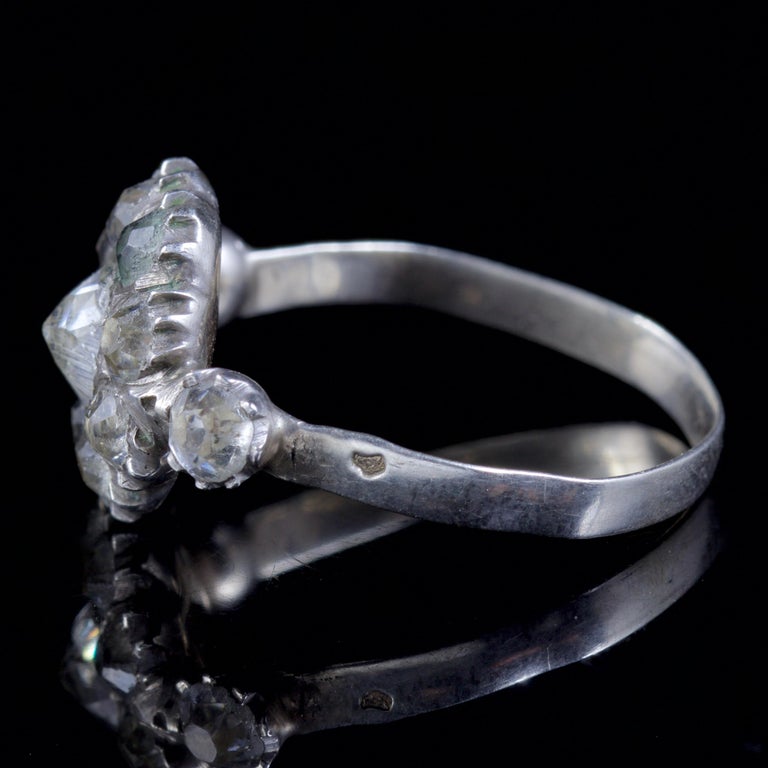 Antique Georgian Paste Stone Ring Silver, circa 1790 at 1stDibs | paste ...