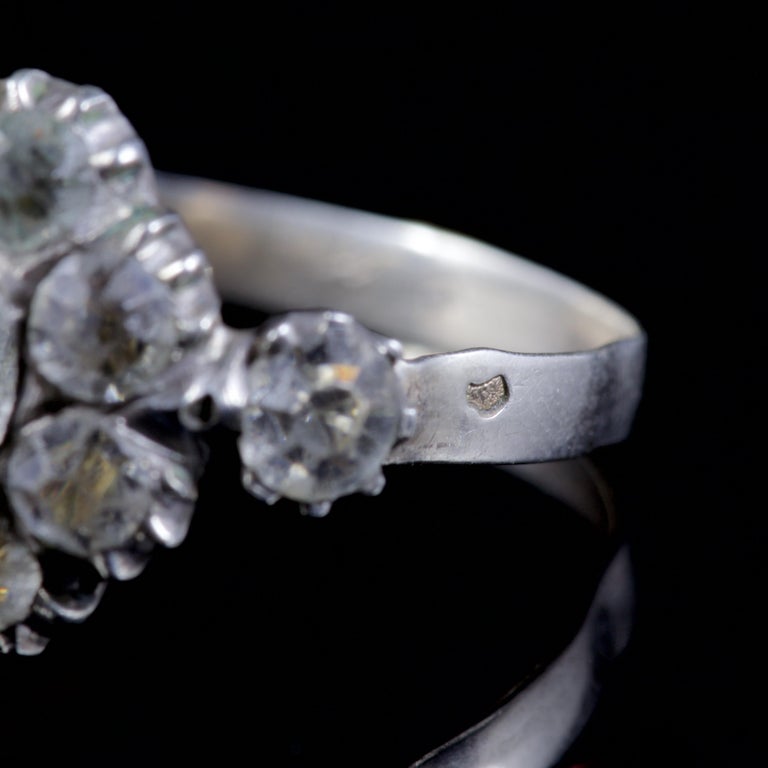 Antique Georgian Paste Stone Ring Silver, circa 1790 at 1stDibs | paste ...