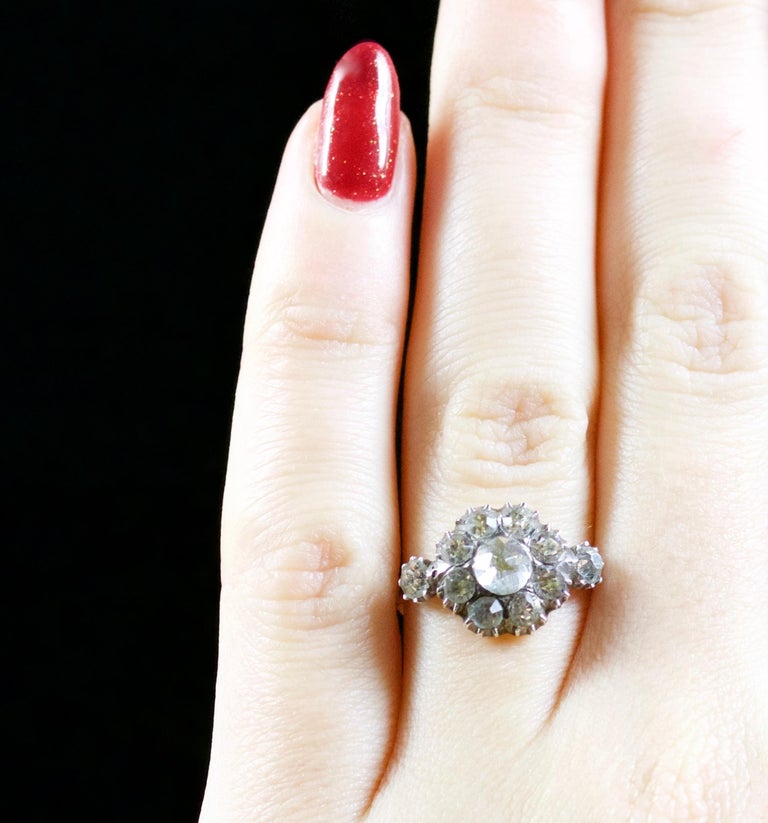 Antique Georgian Paste Stone Ring Silver, circa 1790 at 1stDibs | paste ...