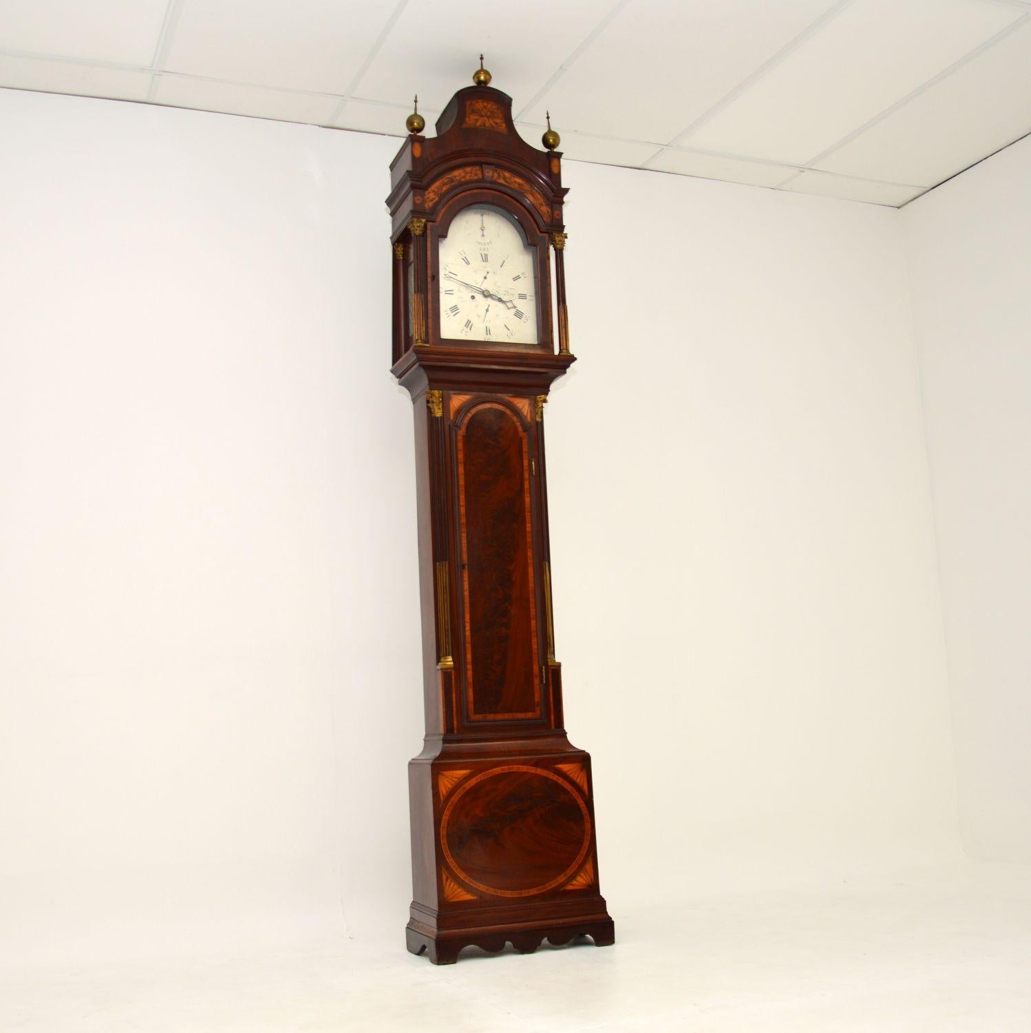 Antique Georgian Period Long Case Clock by Richard Reeves at 1stDibs