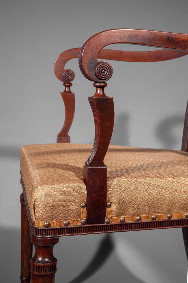 Early 19th Century Armchair or Desk Chair of Regency Period For Sale at ...