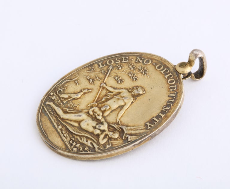 Antique Georgian Ribald Scottish Pendant of the Beggars Benison and ...