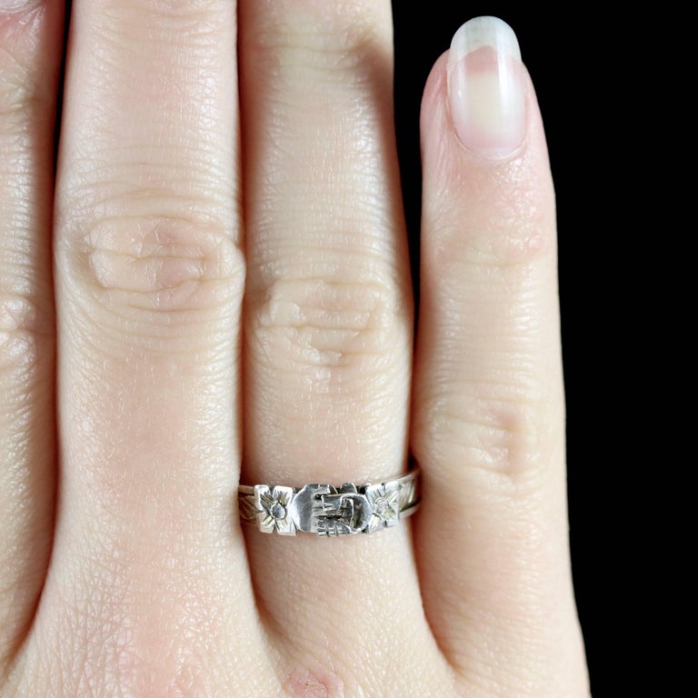 Antique Georgian Silver Fede Ring at 1stDibs | antique fede ring, fede ...