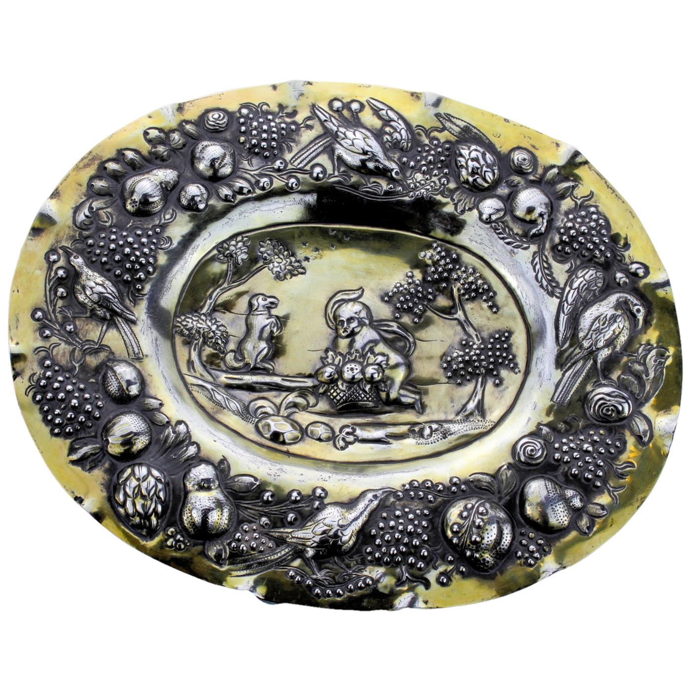 Antique Georgian English Sterling Silver Shell Butter Dish at 1stDibs