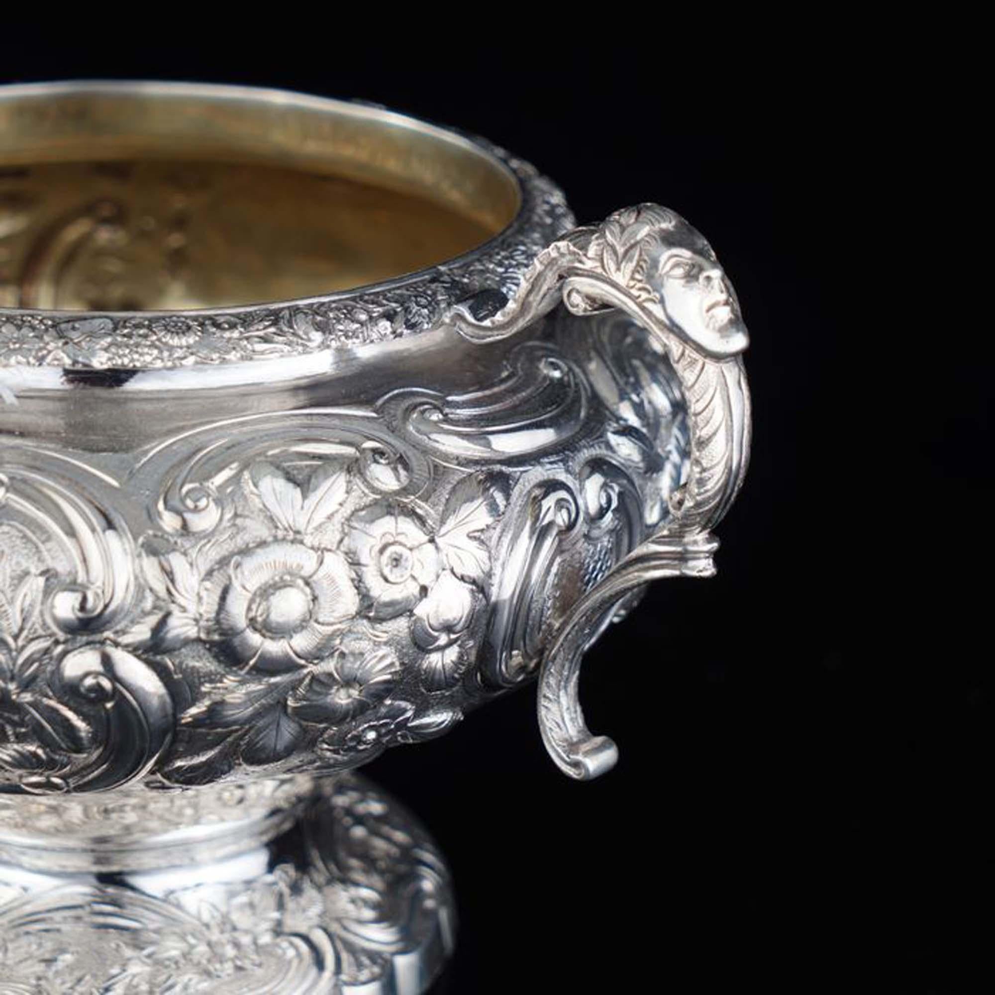 Antique Georgian Silver Tea Service Set of Four Pieces For Sale at 1stDibs
