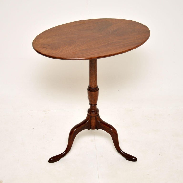 Antique Georgian Snap Top Occasional Table For Sale at 1stDibs