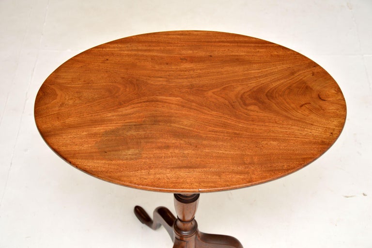 Antique Georgian Snap Top Occasional Table For Sale at 1stDibs