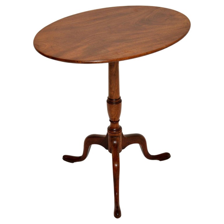 Antique Georgian Snap Top Occasional Table For Sale at 1stDibs