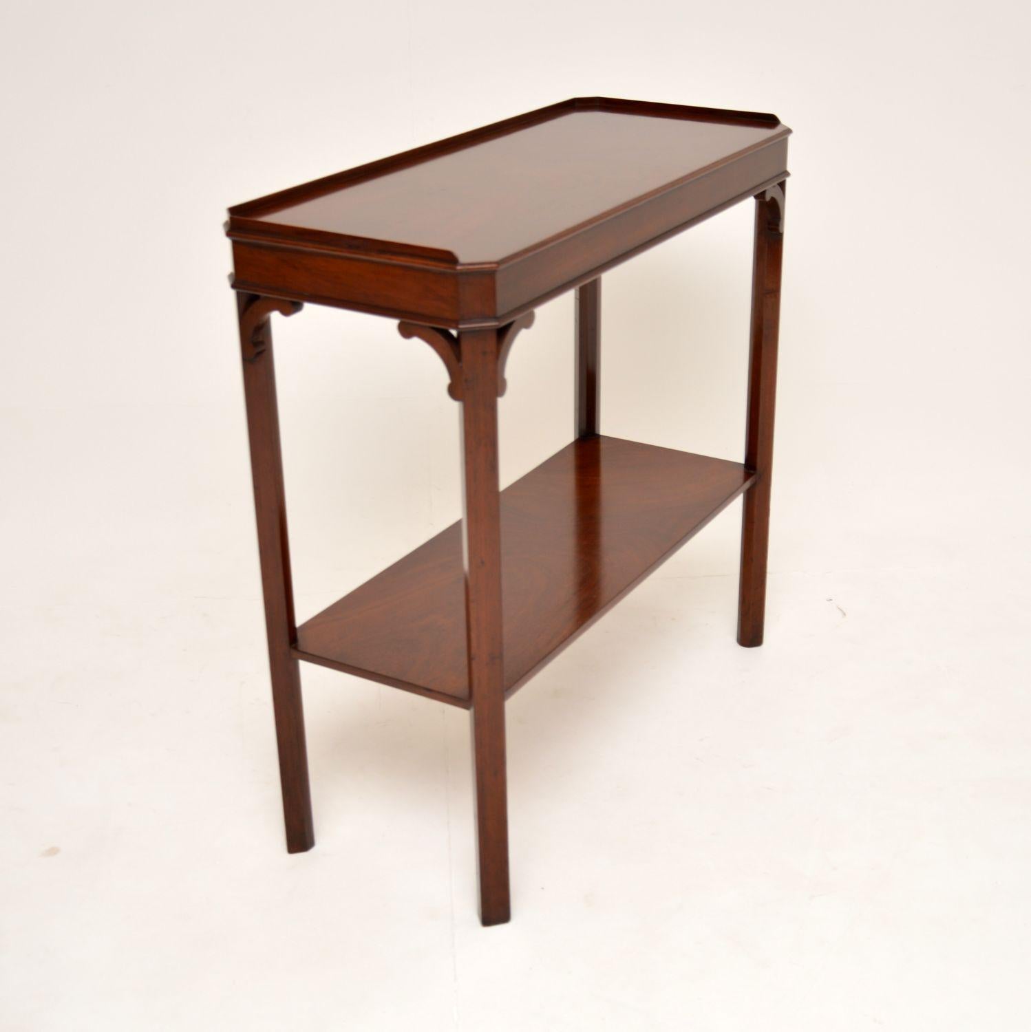 Antique Georgian Style Console / Side Table For Sale at 1stDibs