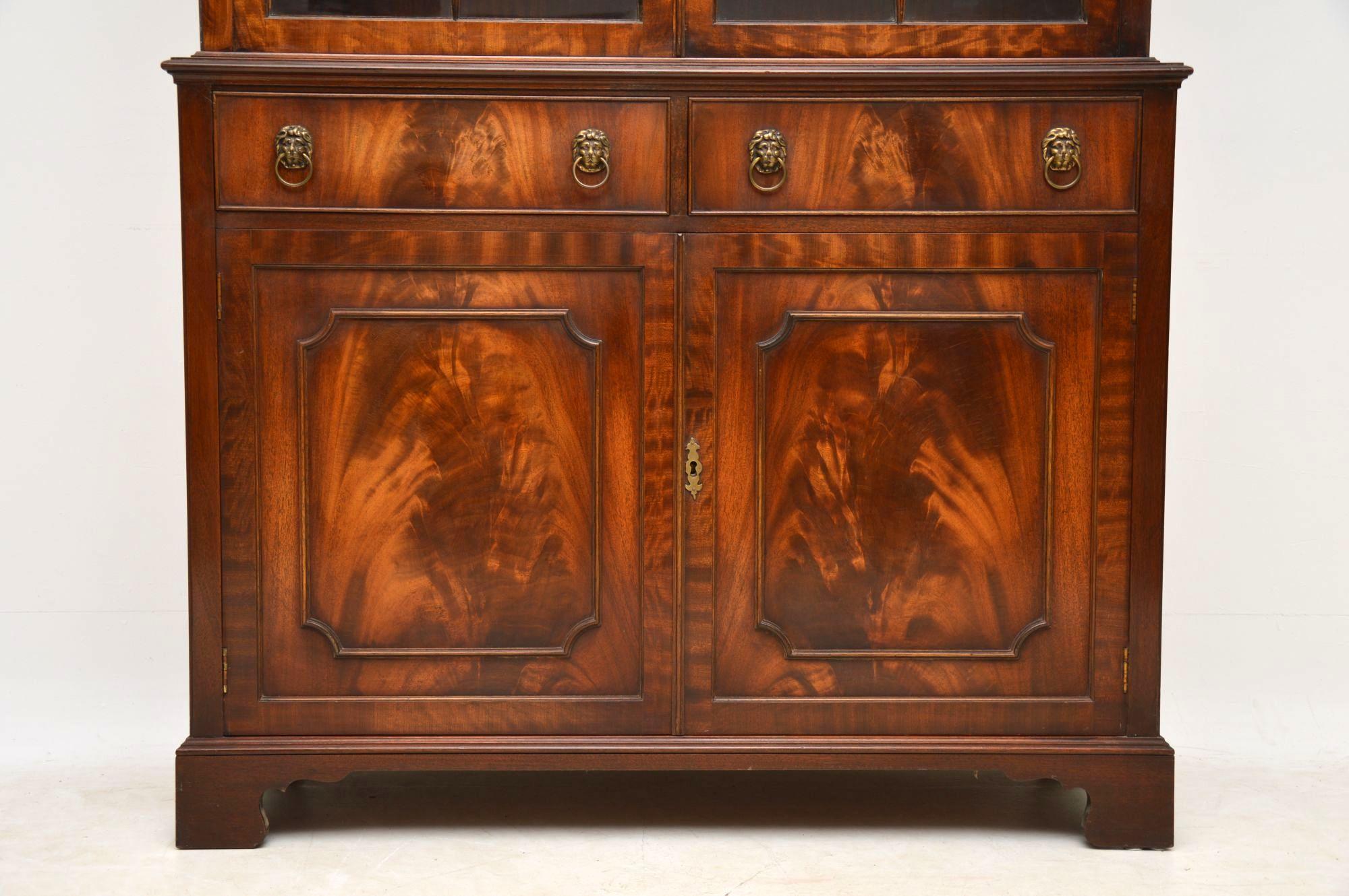 Antique Georgian Style Mahogany Bookcase at 1stDibs | georgian style ...