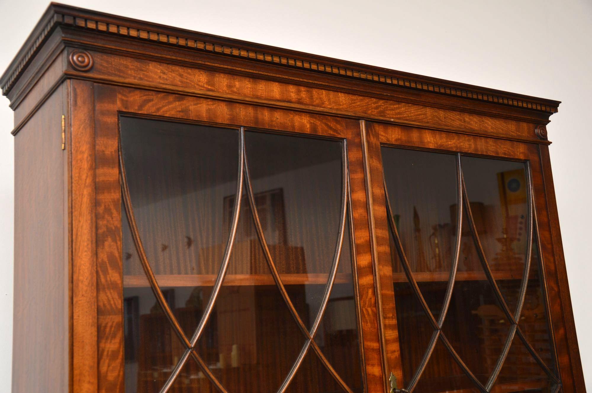 Antique Georgian Style Mahogany Bookcase at 1stDibs | georgian style ...