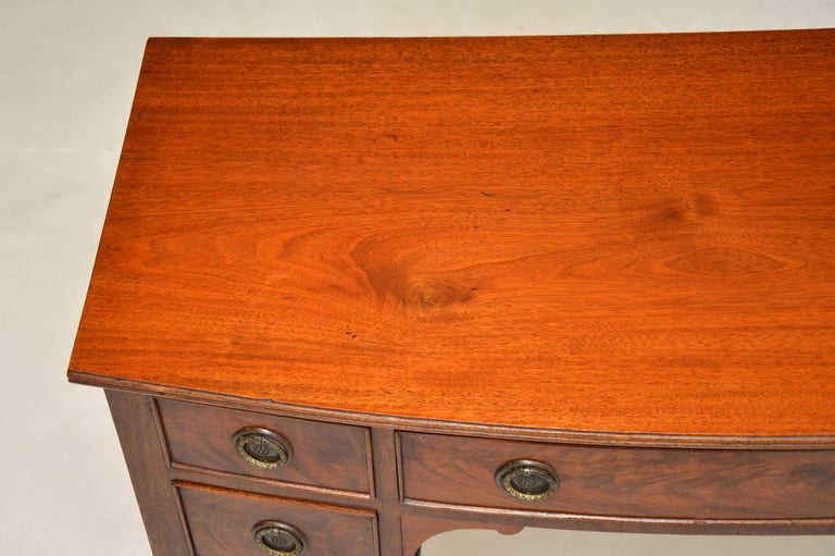 Antique Georgian Style Low Boy Side Table / Desk For Sale at 1stDibs
