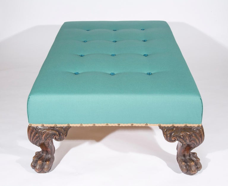 Antique Georgian Style Ottoman Footstool or Coffee Table at 1stDibs