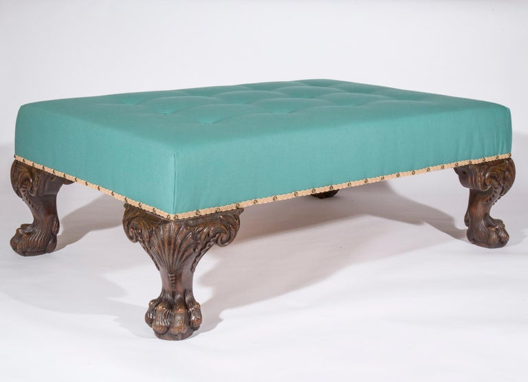 Antique Georgian Style Ottoman Footstool or Coffee Table at 1stDibs