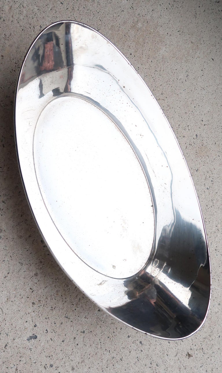 Antique Georgian Style Silver Plated Serving Dish, Elkington, C.1910 ...