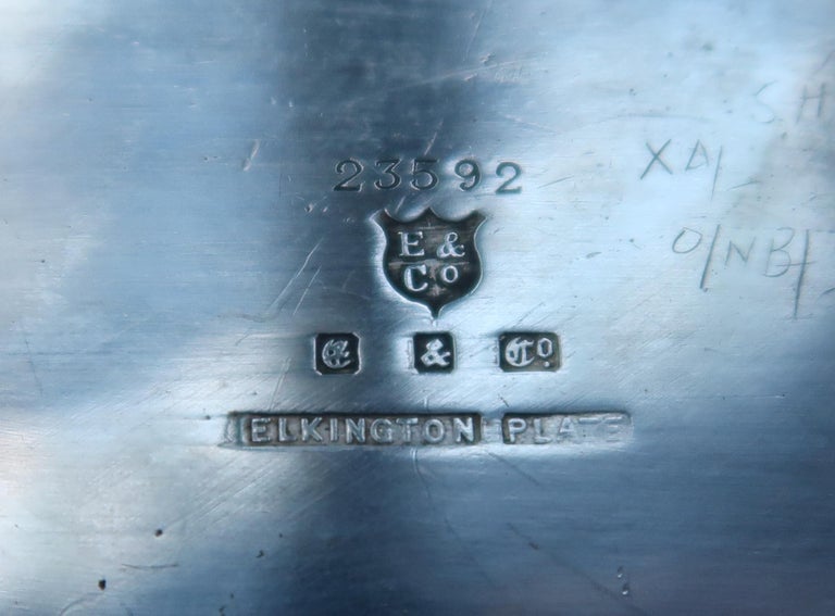 Antique Georgian Style Silver Plated Serving Dish, Elkington, C.1910 ...