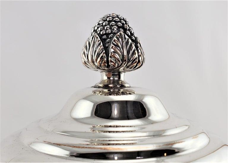 Antique Georgian Styled Silver Plated Tea or Hot Water Urn with Lion ...